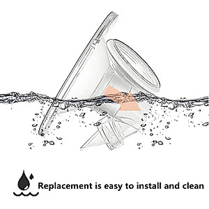 NAGRAN Duckbill Valves & Silicone Diaphragm for S9/S10/S12,Wearable Breast Pump Universal Duckbill Valve and Silicone Diaphragm Accessories (4 Piece Set)