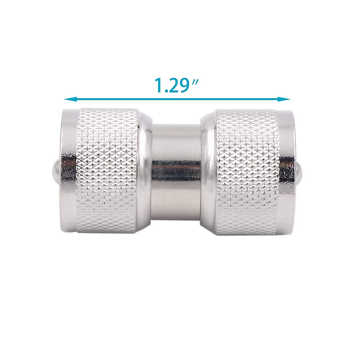 Fancasee 3-Pack PL-259 / SO-239 UHF Male to Male Coax Coaxial Barrel Connector Adapter Coupler for CB Ham Radio HF VHF UHF Antenna Cable Cord Extension