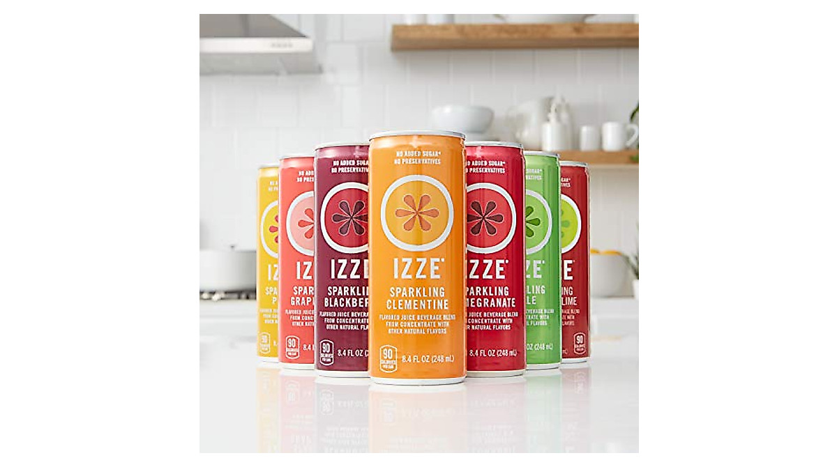 Izze Sparkling Juice Variety Pack – Natural, Sugar-Free Sparkling Water