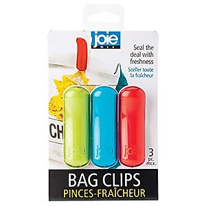 MSC International 26569 Joie Bag Clips Assorted Colors, Rainbow, Multicolor