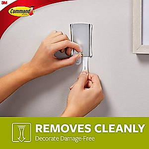 Command Universal Frame Hangers, Damage Free Hanging Picture Hangers, No Tools Frame Hanger for Living Spaces, 3 Metal Picture Frame Hangers and 8 Large Command Strips