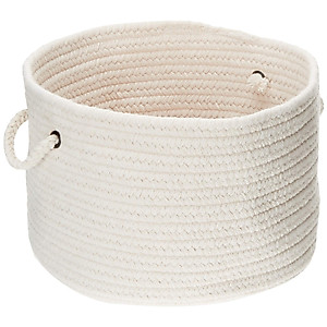 Colonial Mills WL00 18 by 18 by 12-Inch Bristol Storage Basket, Natural