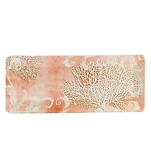 Certified International Inspired Coast Melamine Rectangular Platter, 19-inch Length