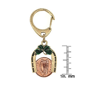 American Coin Treasures Horseshoe Lotto Scratcher, Irish Penny Coin Keychain