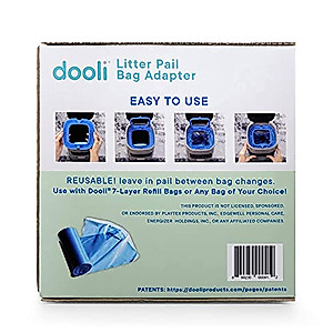 Cat Litter Pail Bag Adapter, Compatible with Litter Genie and LItter Genie Plus