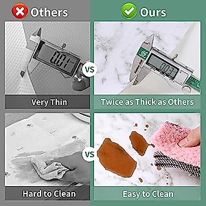 Drawer and Shelf Liner for Kitchen Cabinet: 12 in X 20 Ft Non Slip Waterproof Shelf Paper Non Adhesive Refrigerator Liners White Marble Easy Liners for Bathroom Cupboard with Knife Tape Measure