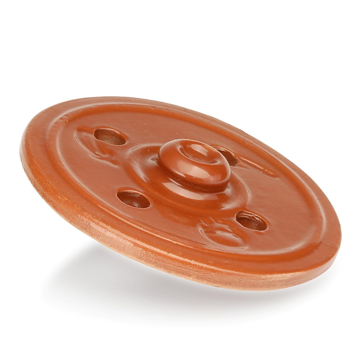 Clay Dolma Pot Lid Cover -Weighted Clay Lid for Dolma Cooking -Traditional Dolma Cover -Pot for Dolma -Clay Dolma Lid -Handcrafted Dolma Pot Cover(8,6 inch)