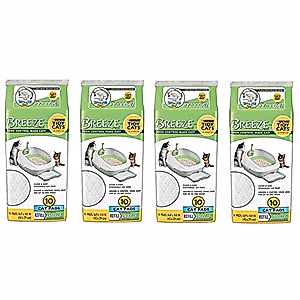 Tidy Cat Breeze Pads, 10 Count Mulit Packs (Pack of 4)