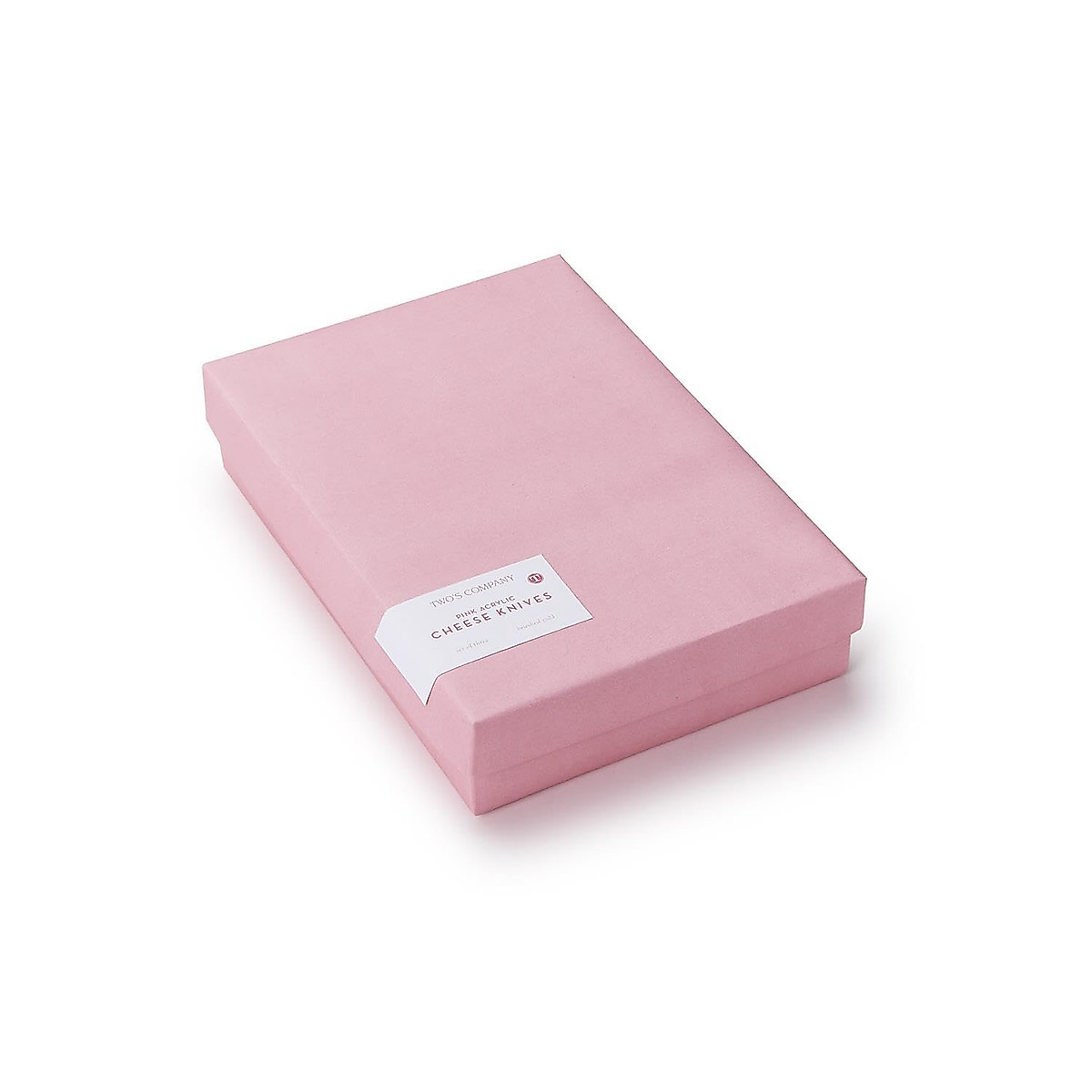 Two's Company Pink Blush Cheese Knives in Gift Box, Set of 3, Stainless Steel, Kitchenware and Accessories, 54707