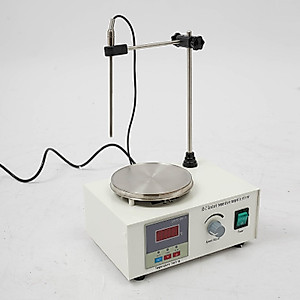 Electric Overhead Magnetic Stirrer Mixer Lab Stirrer with Digital Temperature Display High Accuracy Blender 0-2000 RPM 110V 250W