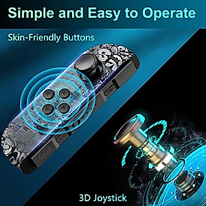 PPMTS Joypad Controller for Nintendo Switch Compatible with Nintendo Switch/Lite/OLED,Supports Screenshot/Wake-up Function/Motion Control