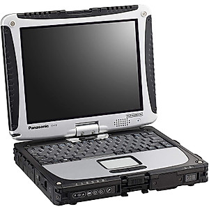 Panasonic Toughbook 19, CF-19 MK5, 10.1 Touchscreen, Rugged Laptop Convertible Tablet, Intel Core i5-2520M2.50GHz, 128 GB SSD, 8GB, Wi-fi, Bluetooth, Dedicated GPS, GOBI, Windows 10 Pro (Renewed)