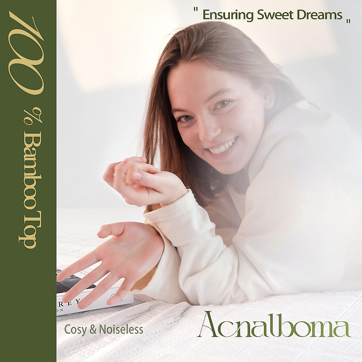 Waterproof Mattress Protector King Size - Cooling Mattress Protector 100% Bamboo_ Mattress Cover, Soft Breathable Noiseless Bed Mattress Pad Covers Washable,78"x80"