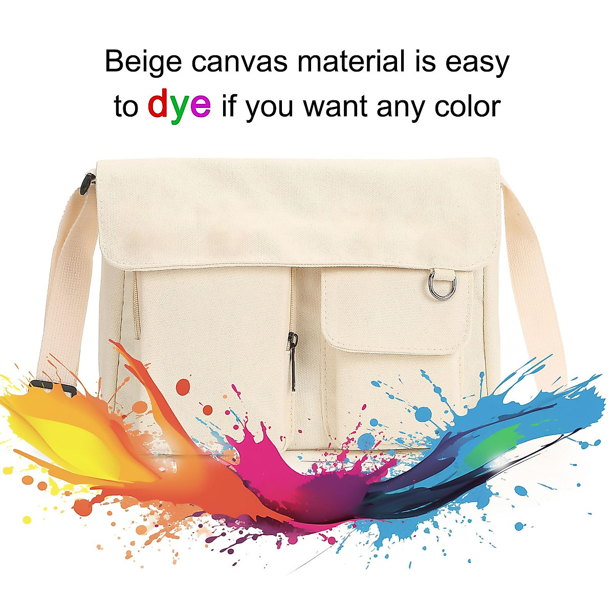 Phaoullzon Kawaii Crossbody Bag Cute Messenger Bags Canvas Shoulder Purse Gifts for Teens