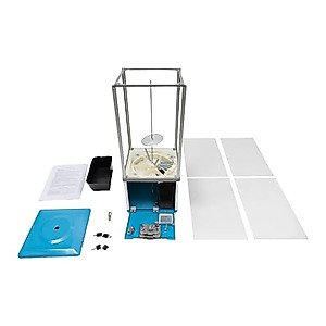 CNCEST 10.24 * 10.24 * 25.2in Vending Machine,Candy Vending Machine with Keys-Cash Box Capacity:700-800 Coins,for Retail Stores/Amusement Parks/Hypermarkets (Yellow)