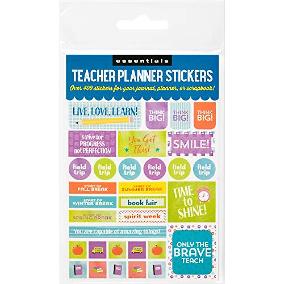 Essentials Teacher Planner Stickers (Set of 400 Stickers)