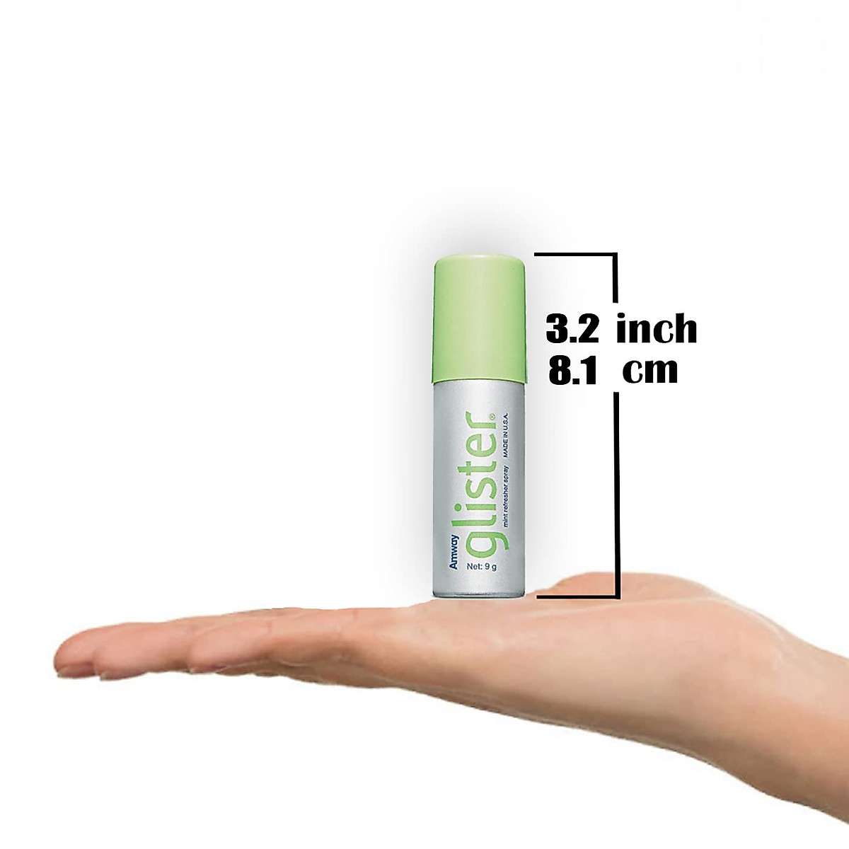 Amway Glister Refresher Spray 2-Pack, Glister Mouth Freshener Spray (Mint)