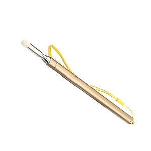 STOBOK Telescopic Pointer Teaching Pointers Extendable Hand Pointer Stainless Steel Classroom Whiteboard Pointer for Teachers (Gold)