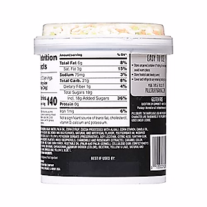 Pillsbury Funfetti Halloween Bundle, 1 of each Chocolate Slime Cake Mix and Halloween Cake Mix, 1 of each Frosting with Sprinkles, Black Chocolate and Orange Vanilla (Pack of 4) with By The Cup Spreader