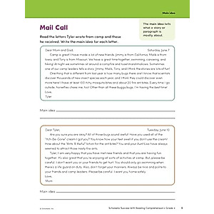 Scholastic Success with Reading Comprehension Grade 4 Workbook