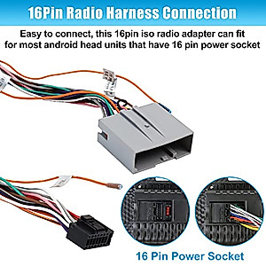 Aftermarket Radio Wiring Harness Connector Adapter Replacement for Ford/F-150/F-250/-F350 Escape Expedition Lincoln Mercury Car Stereo Wire Cable