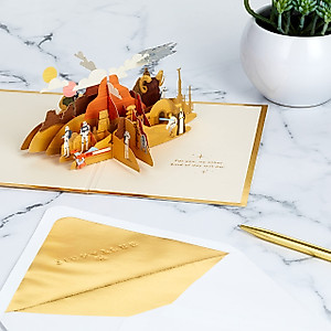 Hallmark Signature Paper Wonder Star Wars Pop Up Birthday Card (Luke Skywalker and Obi-Wan), May the 4th