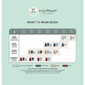 ergoPouch 3.5 Tog Jersey Sleeping Bag - Organic Cotton Baby Sleeping Bag, Made of Soft & Breathable Material (Oatmeal Marle, 8-24 months)