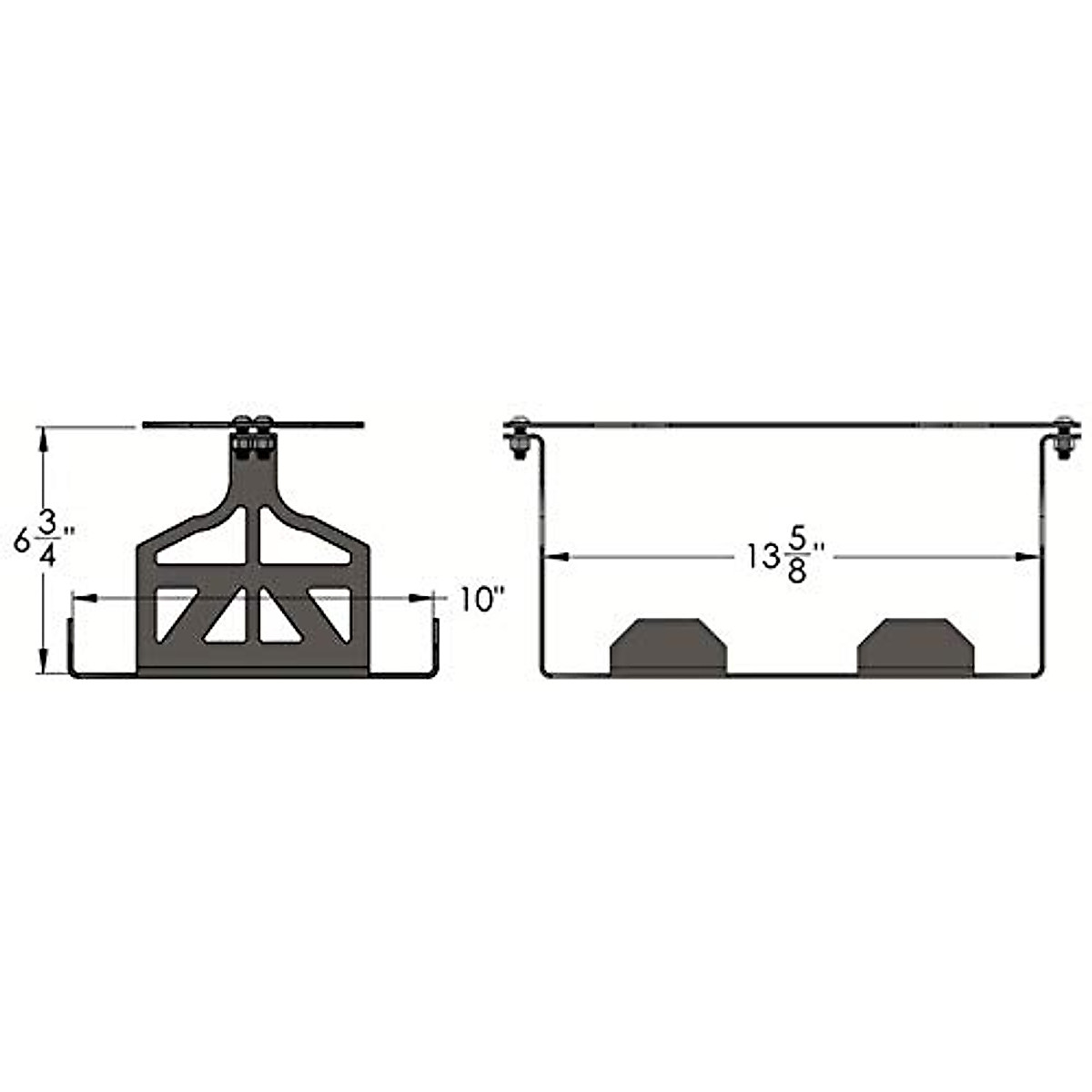 Barnes 4WD 34-78 Optima Dual Battery Box