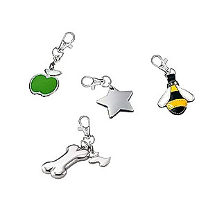 Metal Swivel Clasps Lanyard Snap Hook - 120pcs Lobster Claw Clasp for Keychain Crafts (Silver)