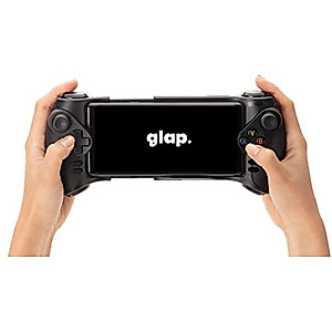 glap Play p/1 Dual Shock Wireless Game Controller for Android and Windows. Mobile Gamepad Black with 4 Paddles.