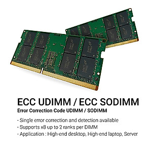 Brute Networks 879507-B21-BN - 16GB DDR4-2666MHz 2Rx8 ECC UDIMM (Compatible with OEM PN# 879507-B21)