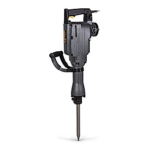 TR Industrial TR89105 Original Demolition Jack Hammer with Point and Flat Chisel Bit, Silver