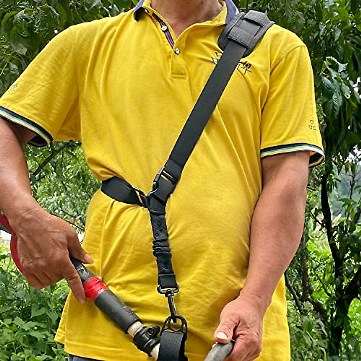Trimmer Shoulder Strap Universal for Weed Eater Brush Cutter Harness Compatible with EGO String Trimmer, Leaf Blower