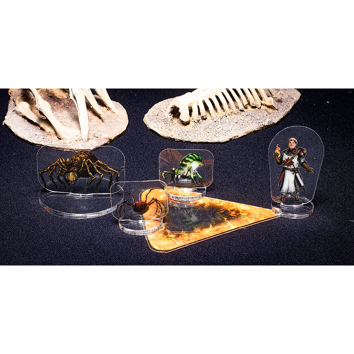 Arcknight Spell Effects Templates for D&D 5E; 24pc Markers for AOE Spells with Reference; Condition, Buff, and Summon Tokens; for DND Pathfinder TTRPG
