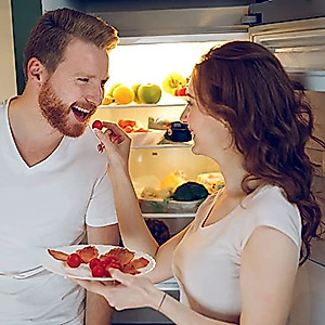 LED Microwave Light Bulb Over Stove Appliance 8206232A 40W Incandescent Equivalent, E17 LED Bulb Dimmable for Refrigerator, Range Hood, 3W 380LM Warm White 3000K, T7 Intermediate Base, Pack of 2