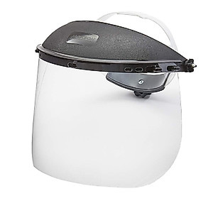 Jackson Safety Anthem+ Face Shield Kit, Ratcheting Headgear, Polycarbonate Window Included, 14953