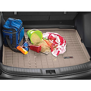 WeatherTech Cargo Trunk Liner for Jeep Wrangler Unlimited 4-Door, Wrangler Unlimited Rubicon 392, Wrangler 4-Door, Wrangler 4-Door Rubicon 392 - Behind 2nd Row (401107) Black