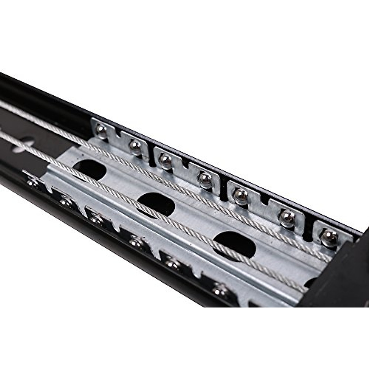 ECLV 33 1/2'' Table Leaf Sliding Brackets Dining Table Extender Brackets Coffee Table Slides,Computer Desk Extender,Black