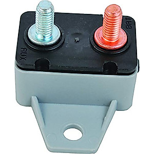 attwood 7623-7 Compact 50-Amp Marine Boat 12V/24V Circuit Breaker, metal
