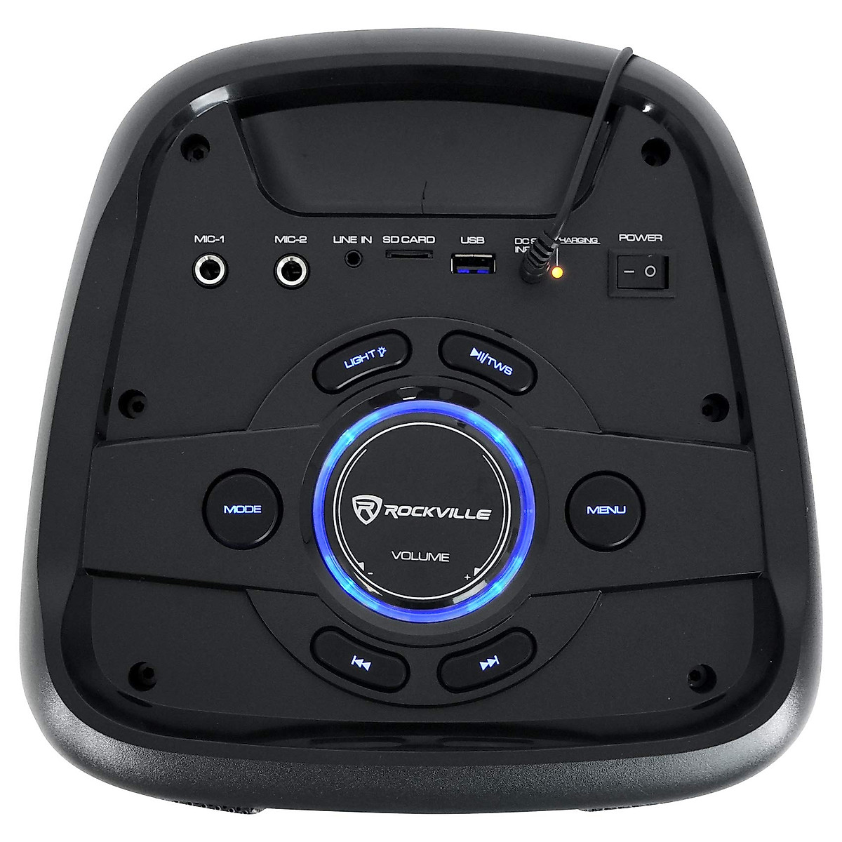 Rockville Rock Party 6 Dual 6.5" Battery Powered Home/Portable Bluetooth Speaker