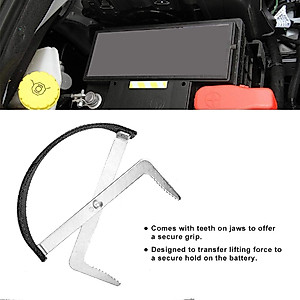 Battery Carrier, Universal Battery Carrier Adjustable Heavy Duty Side Lift Sure Grip Battery Carriers