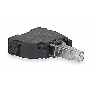 Schneider Electric Blue Lamp Module With Bulb, Lamp Type: LED, 24VAC/DC Lamp Module Voltage - ZBVB6