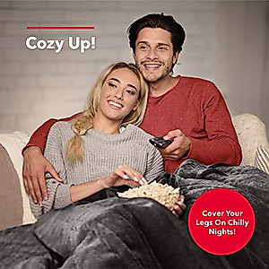 Vremi Electric Blanket - 50 x 60 inches Throw Heated Blanket with 6 Heat and 8 Time Settings - Fleece Heating Pad with 10 feet Cord, LCD Display Controller, Auto Shut Off, Washable Cover