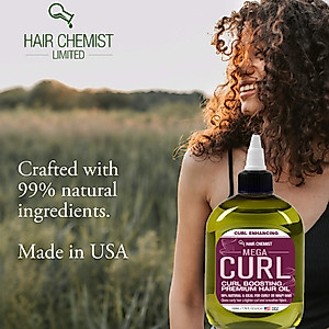Hair Chemist Mega Curl Boosting Anti-Humidity Shine Coat & Curl Sealing Spray 8 oz.