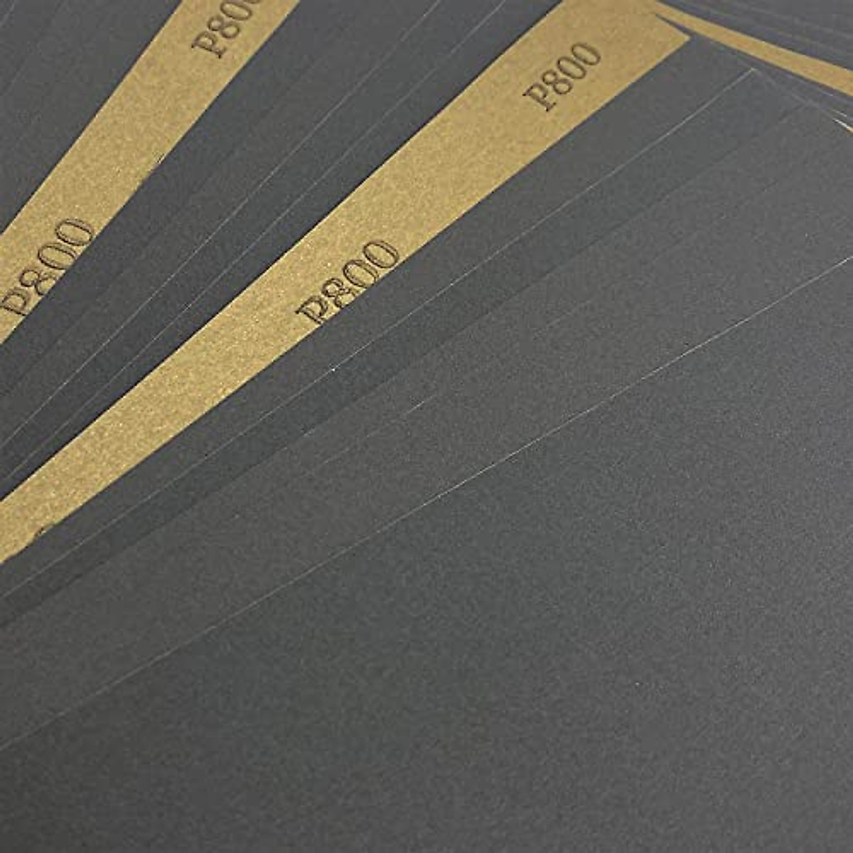 AutKerige 800 Grit Wet Dry Sandpaper, 9 x 11 Inch Sanding Sheets, 15PCS Premium Silicon Carbide Sand Paper for Wood Metal Ceramic or Auto Polishing and Scratches Removing