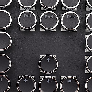 104 Keys Gaming Keyboard Ergonomically Designed Black RGB Backlit Mechanical Keyboard for Laptop (Red Switch)