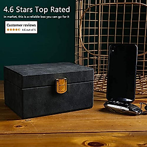 briidea Faraday Box Key Fob Protector, RFID Signal Blocking Box, Faraday Box Signal Blocking Shielding Box for Car Key