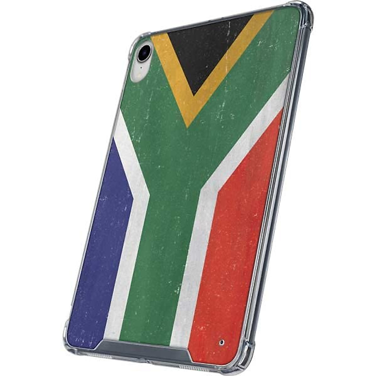 Skinit Clear Tablet Case Compatible with iPad Mini 6 (2021) Originally Designed South Africa Flag Distressed Design