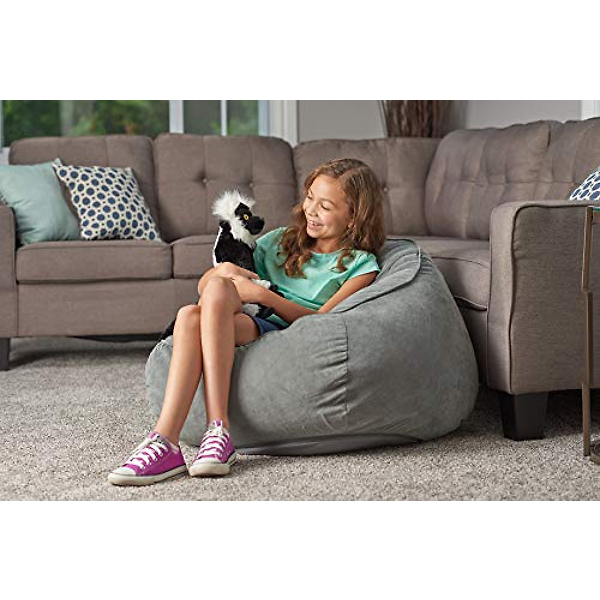 Wild Republic Lemur Plush, Stuffed Animal, Plush Toy, Gifts for Kids, Cuddlekins 12 Inches