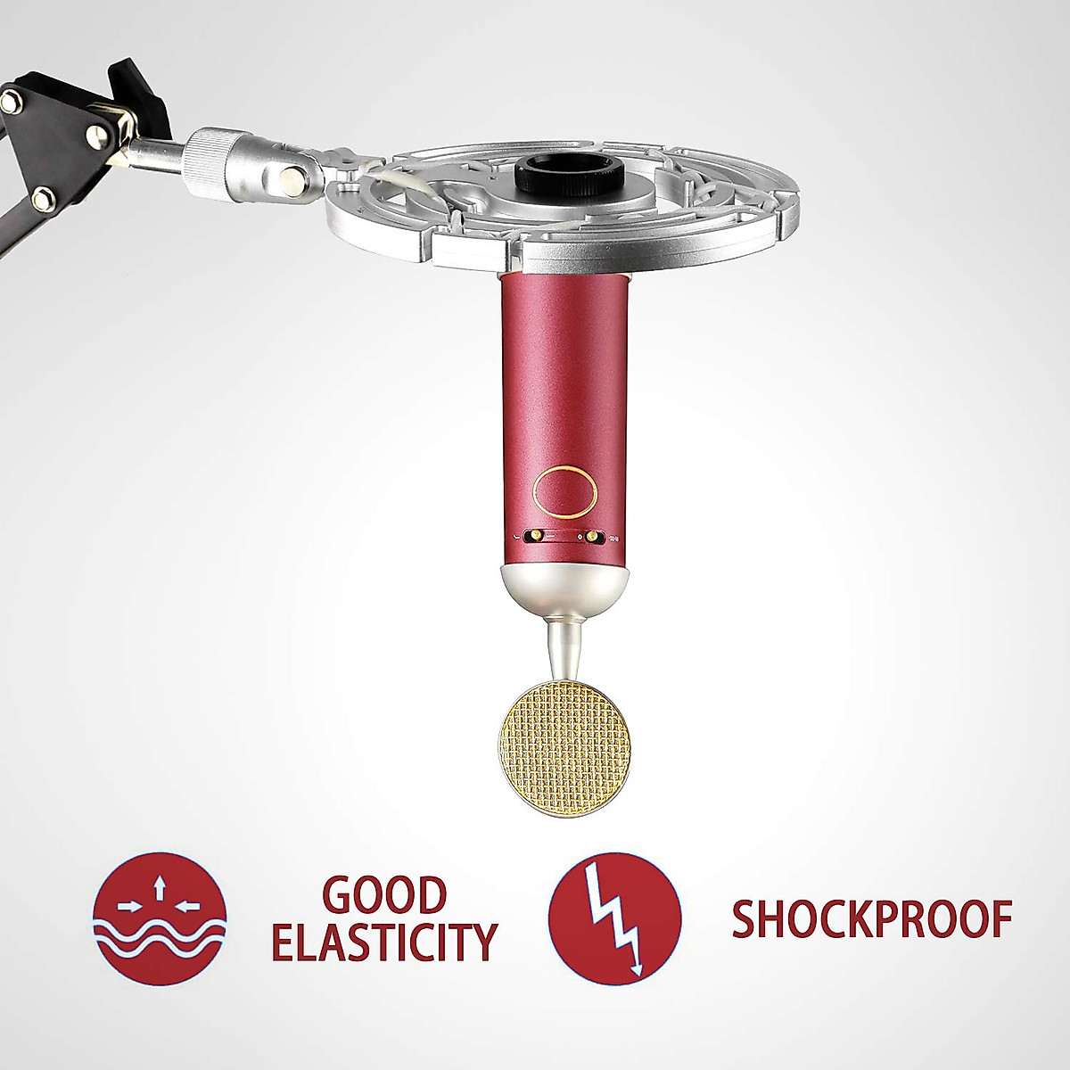 Blue Spark Shock Mount, Shockmount to Reduce Vibration Noise Matching Mic Boom Arm, Compatible for Blue Spark SL Microphone by YOUSHARES